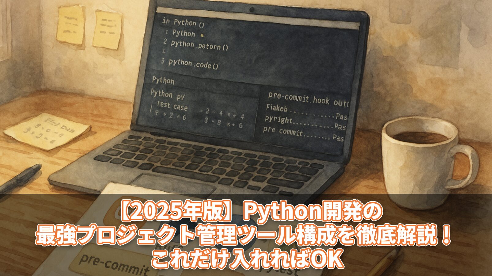 【2025年版】Python開発の最強プロジェクト管理ツール構成を徹底解説！これだけ入れればOK - kii blog